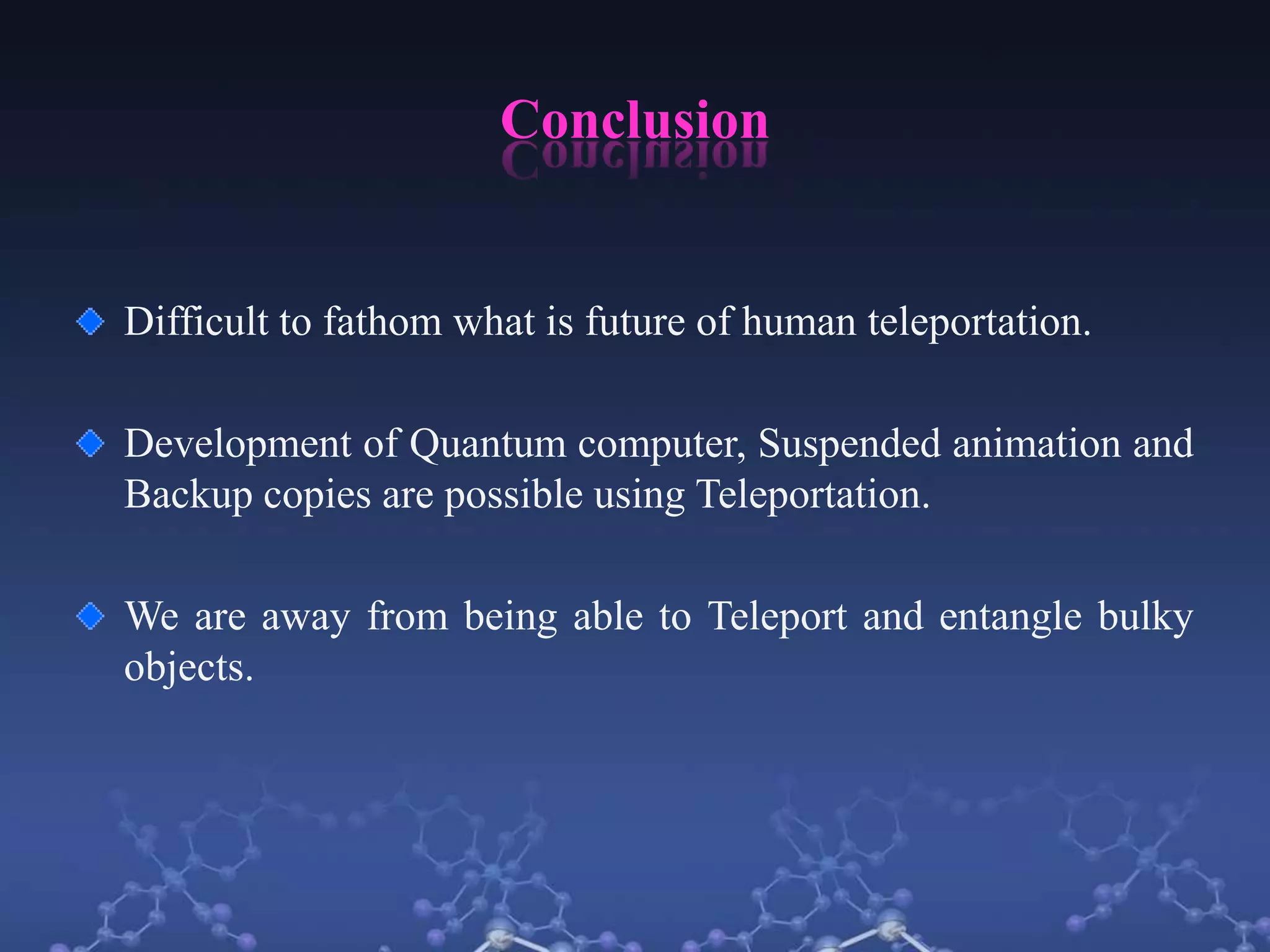 Quantum teleportation | PPTX