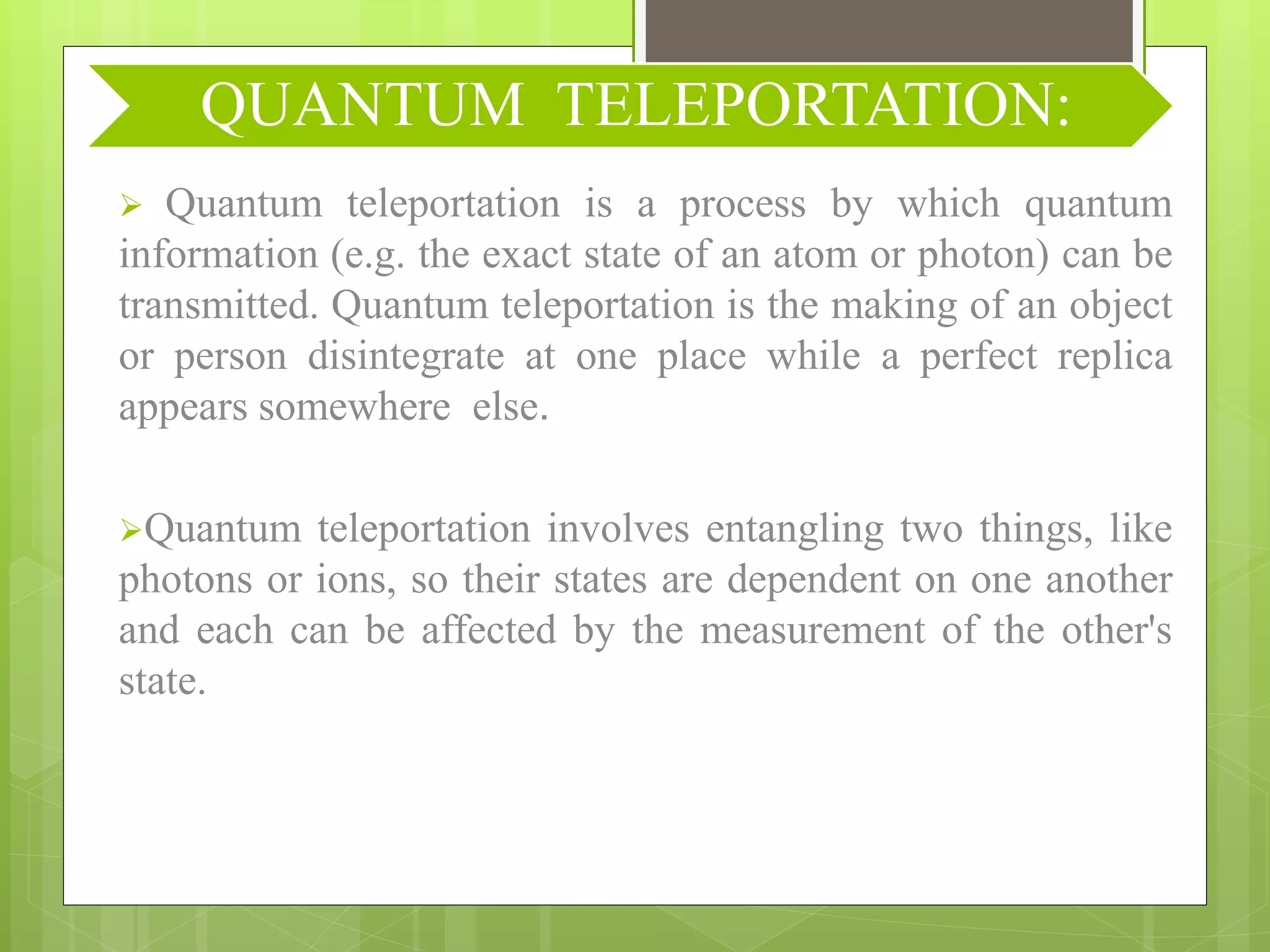 Quantum teleportation.ppt
