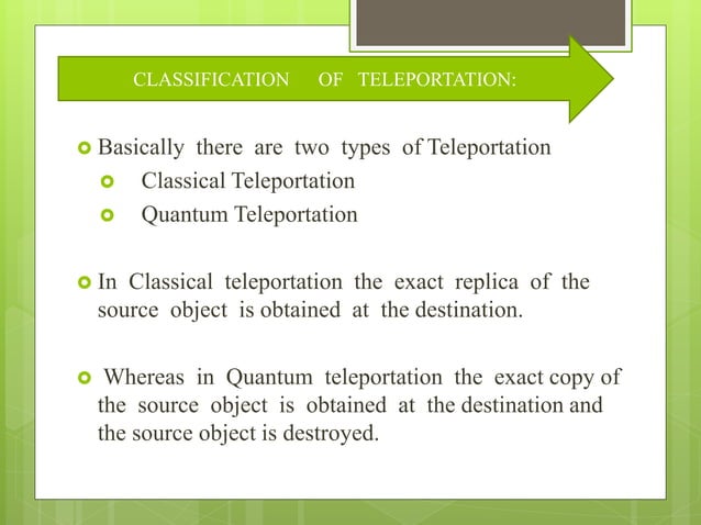 Quantum teleportation.ppt | Physics | Science