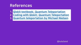 Quantum Teleportation with Qiskit | PDF