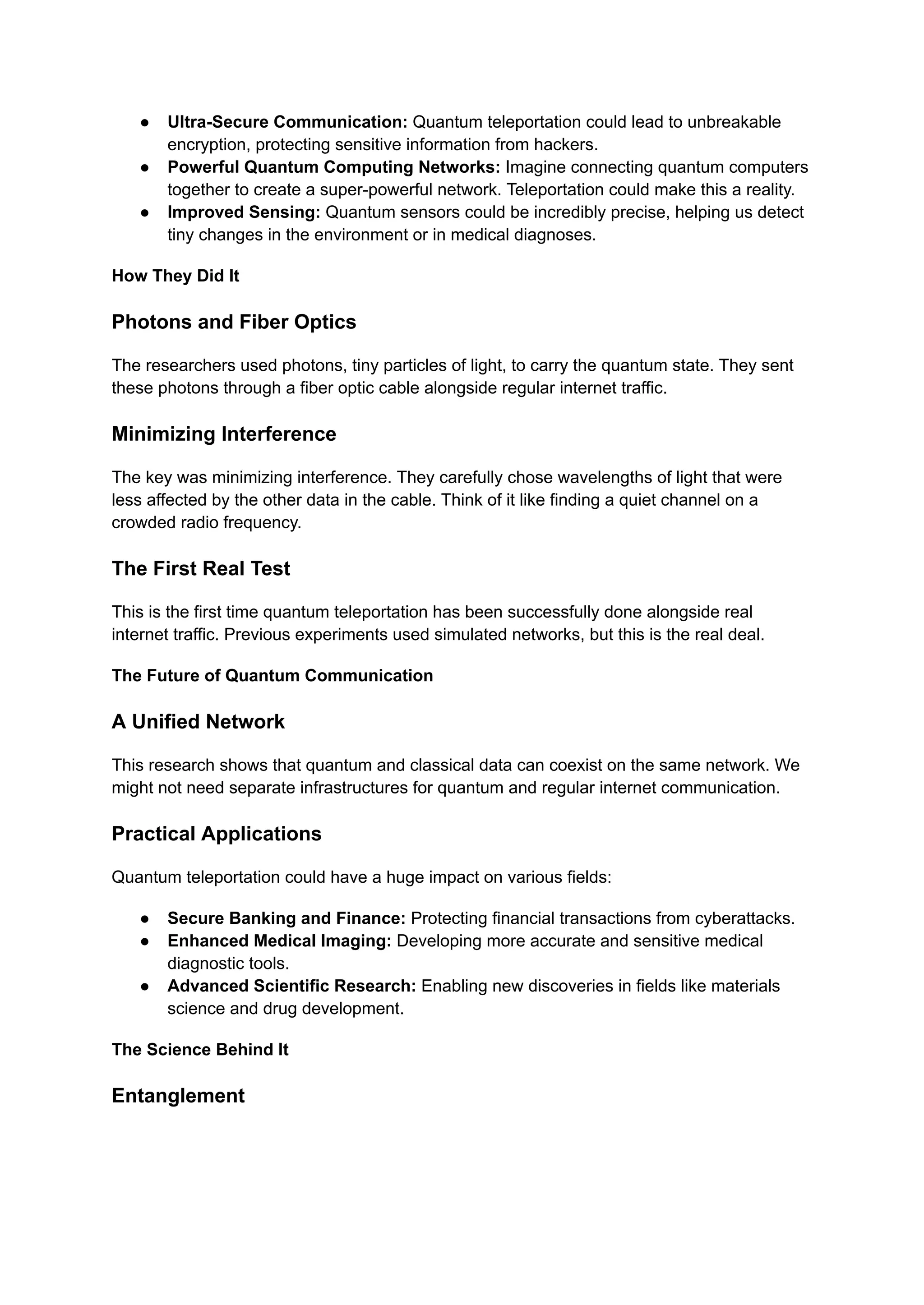 Quantum Teleportation Achieved via Internet Connection for the First ...