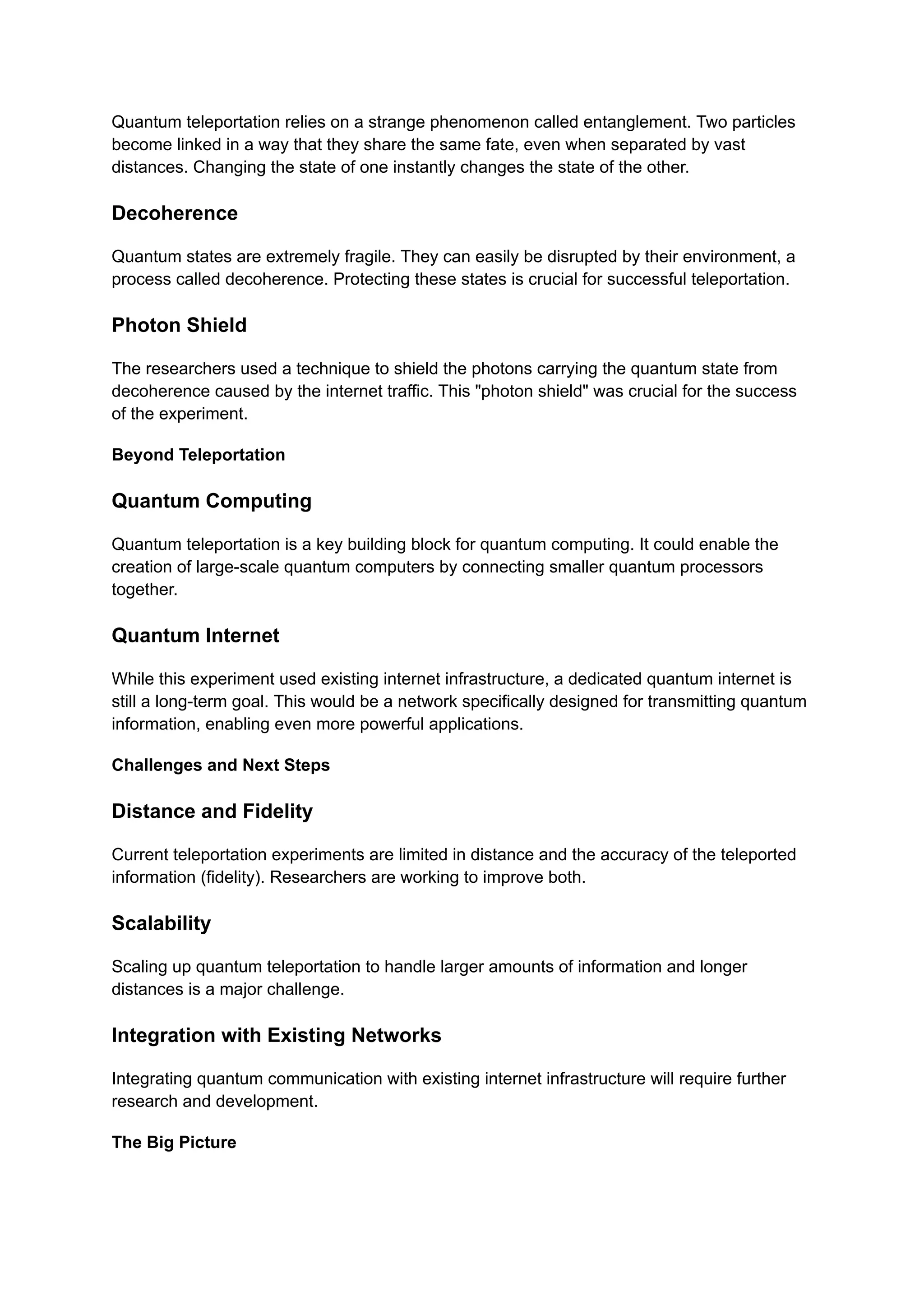 Quantum Teleportation Achieved via Internet Connection for the First ...