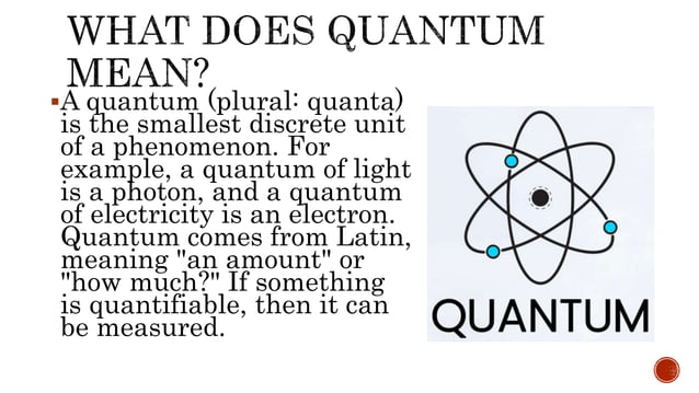 Quantum theory orbitals, quantum number.pptx | Physics | Science