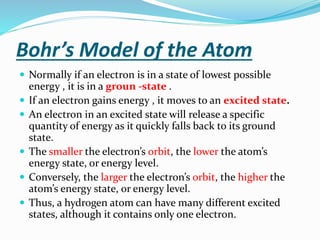 Quantum theory and the atom | PPTX