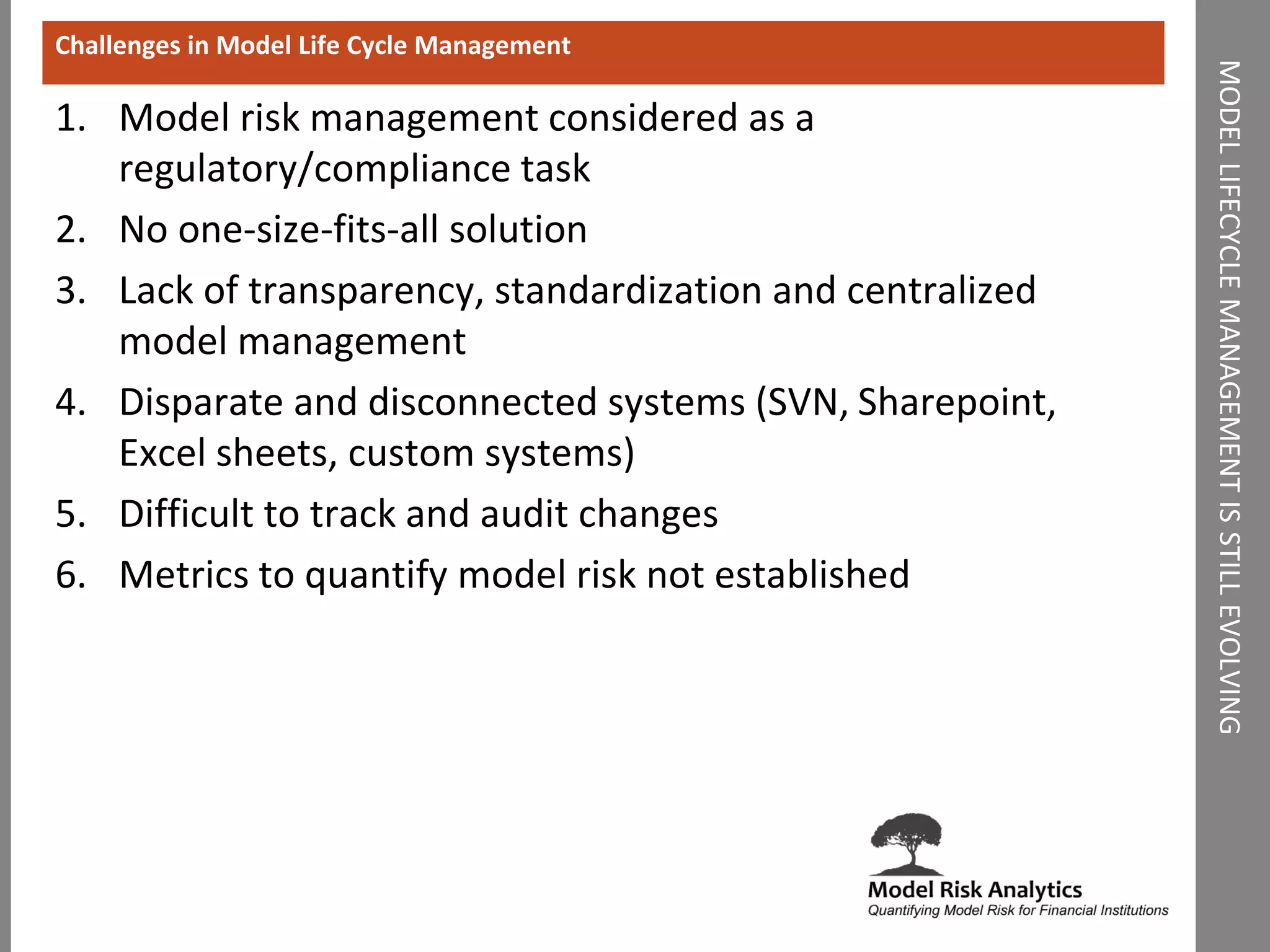 Model Risk Management : Best Practices | PDF