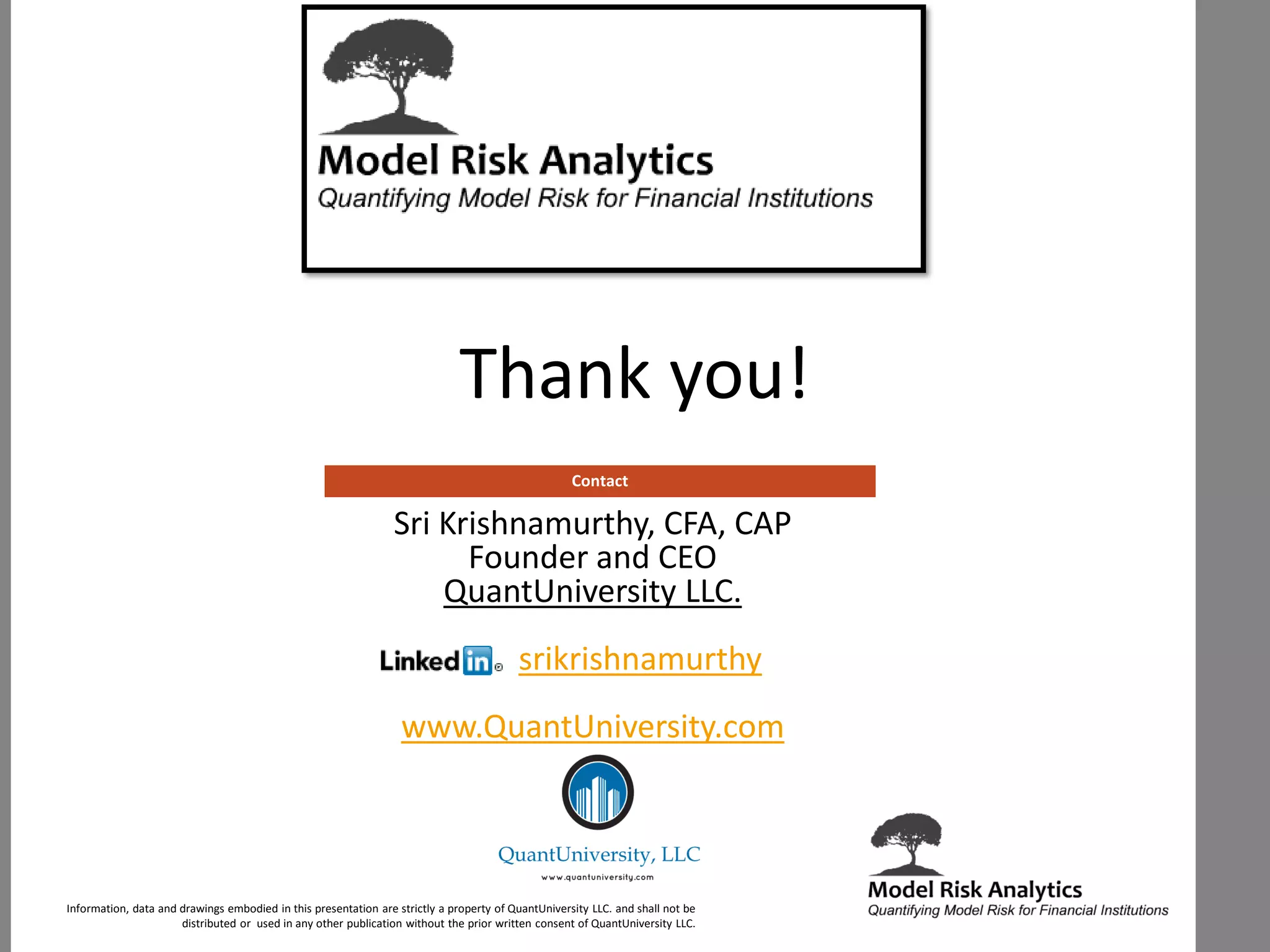 Model Risk Management : Best Practices | PDF