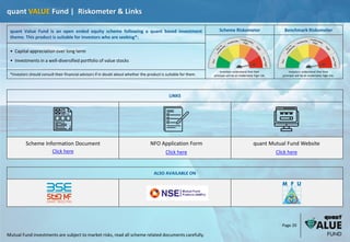 Quant Value fund | PDF