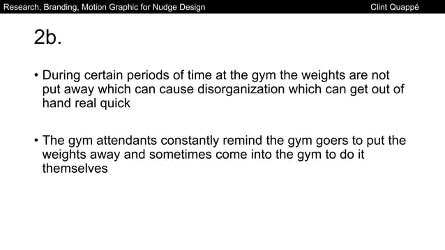 Fa102c: Research, Branding, Motion Graphic for Nudge Design | PPT