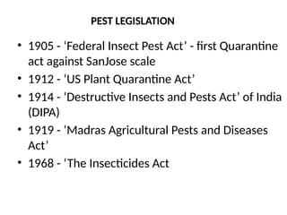 Quarantine agricultural entomology agriculture | PPT
