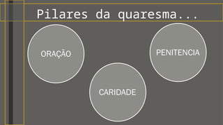 Apresentação sobre o período quaresmal.. | PPTX