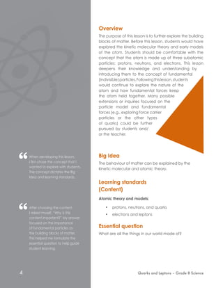 Quarks and leptons | PDF