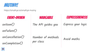 Reactive Quarkus – A Java Mutiny! | DevNation Tech Talk | PPT