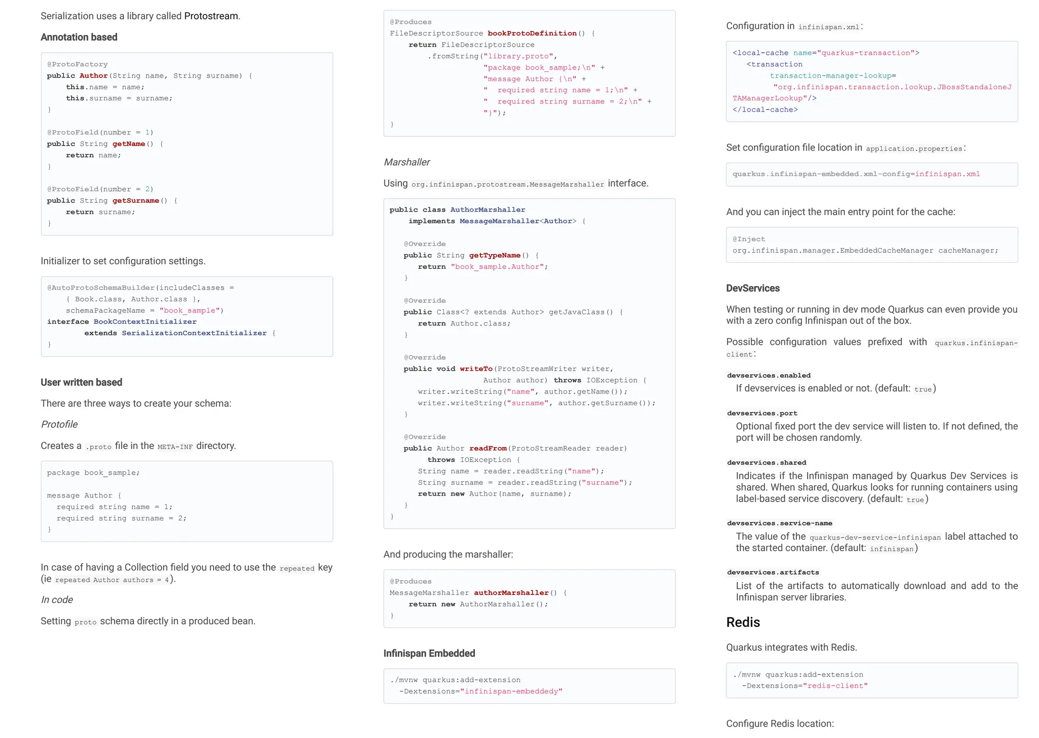 Quarkus Annonation And Commands Cheat Sheet Ppt