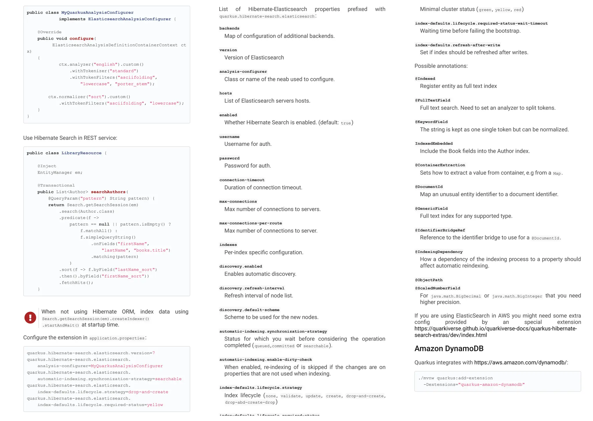 Quarkus Annonation And Commands Cheat Sheet Pdf Programming Languages Computing