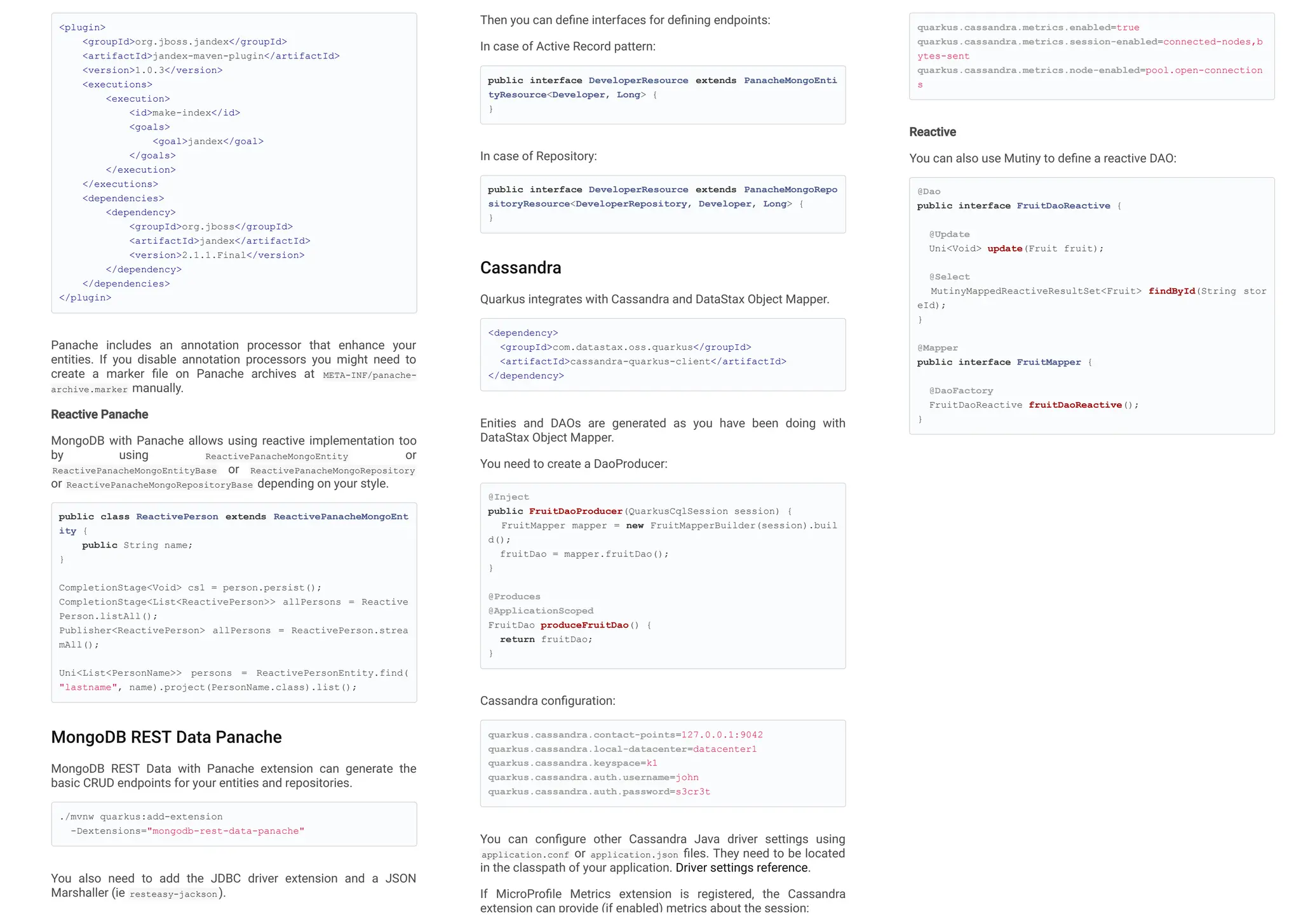 Quarkus Annonation and Commands Cheat Sheet | PDF | Programming Languages | Computing