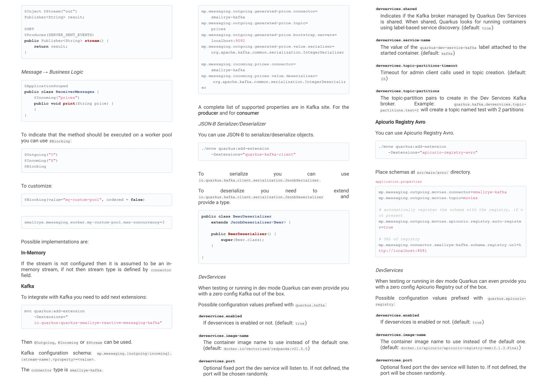 Quarkus Annonation And Commands Cheat Sheet Pdf Programming Languages Computing