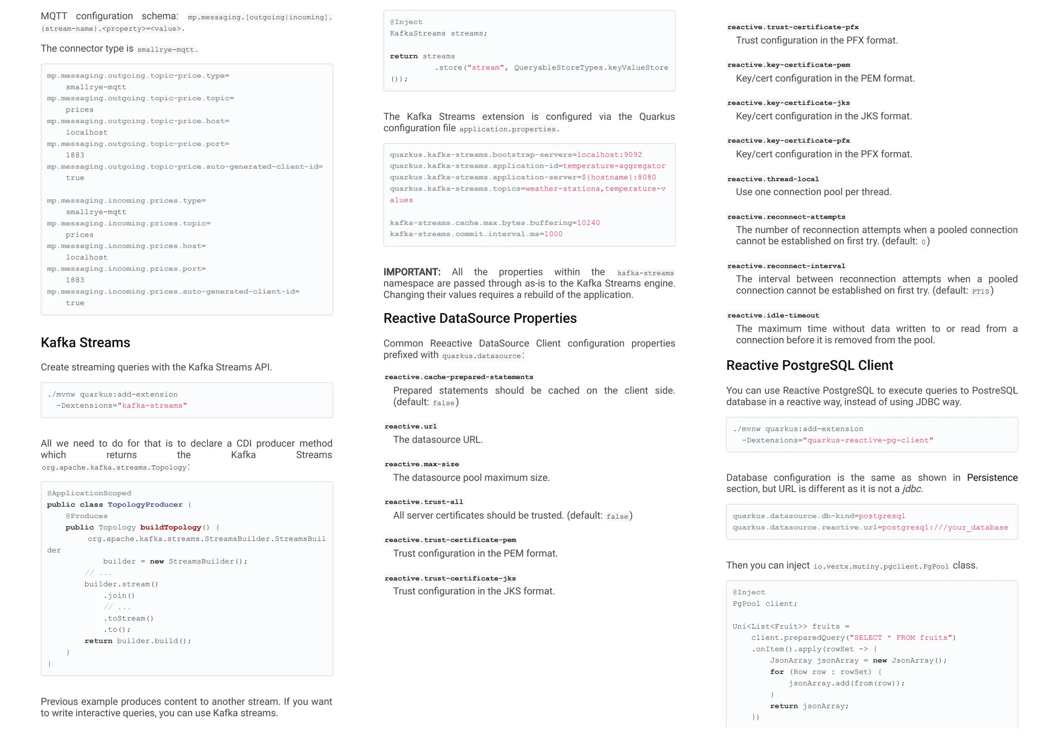 Quarkus Annonation and Commands Cheat Sheet | PPT