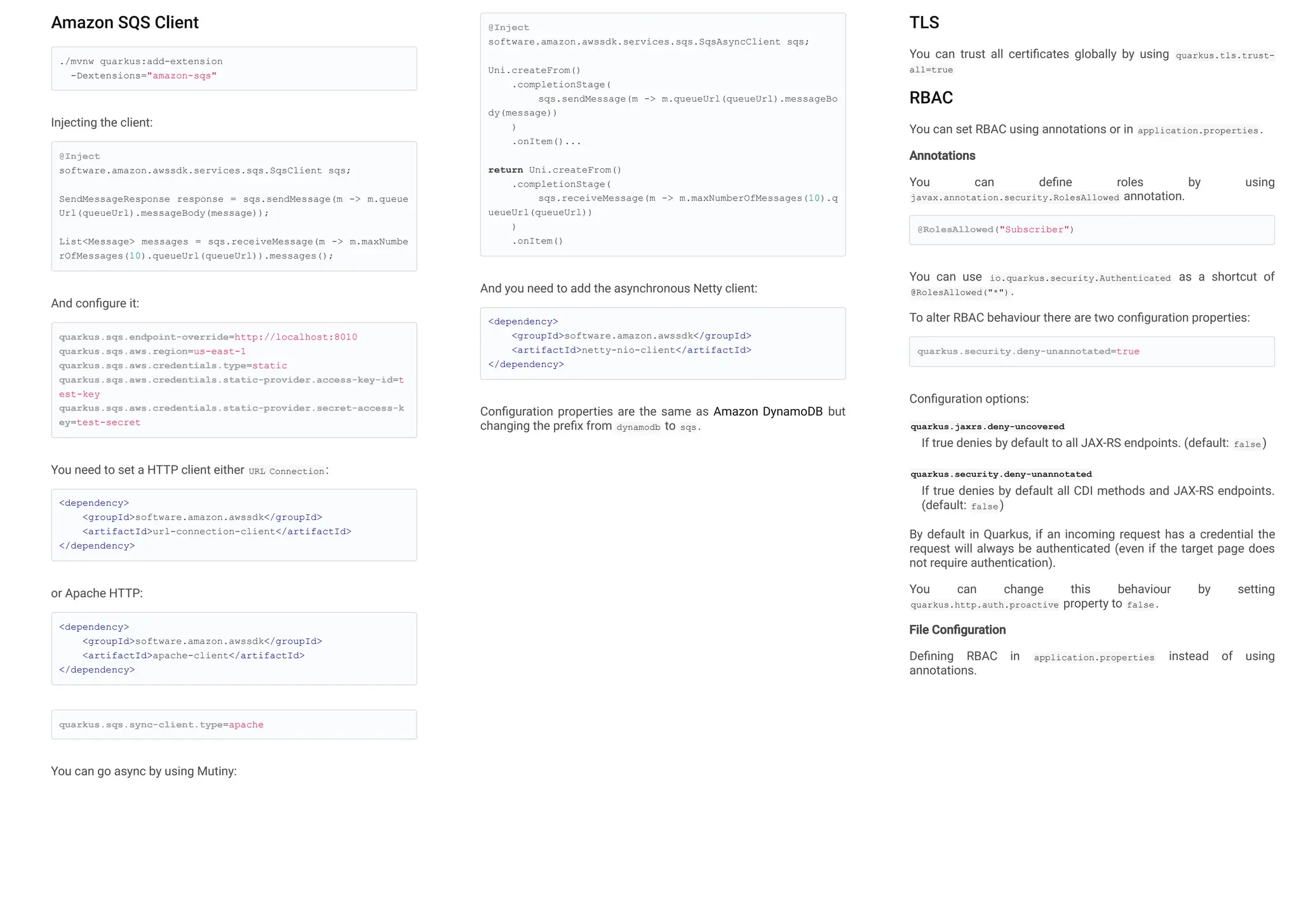 Quarkus Annonation and Commands Cheat Sheet | PPT