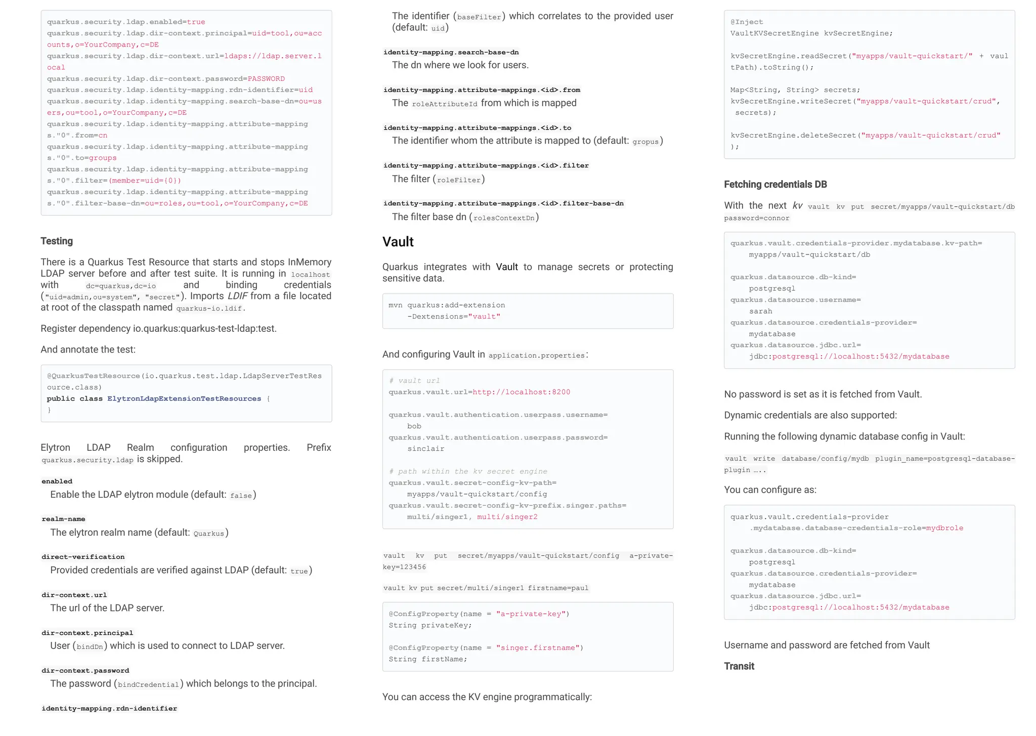 Quarkus Annonation and Commands Cheat Sheet | PPT