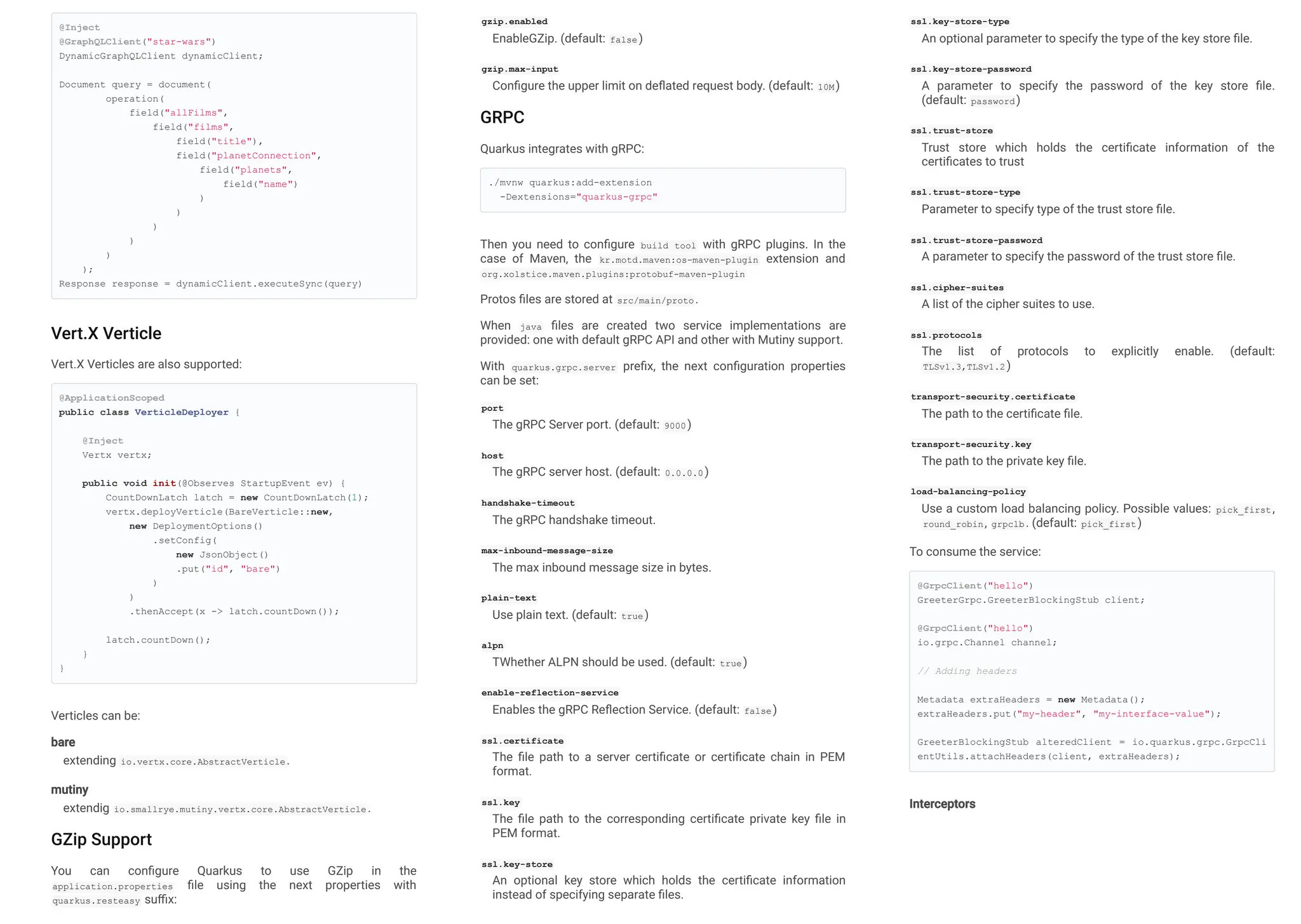 Quarkus Annonation and Commands Cheat Sheet | PPT