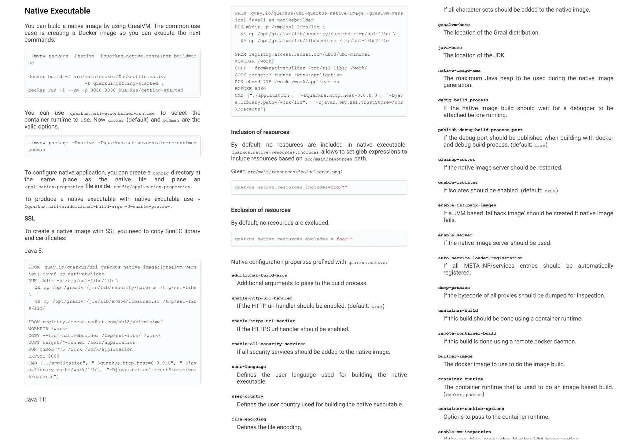Quarkus Annonation and Commands Cheat Sheet | PDF
