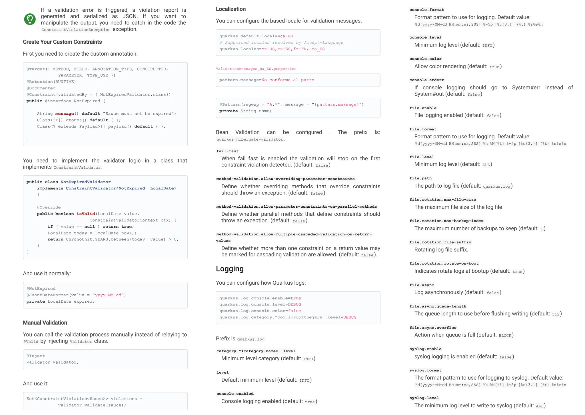 Quarkus Annonation And Commands Cheat Sheet Ppt