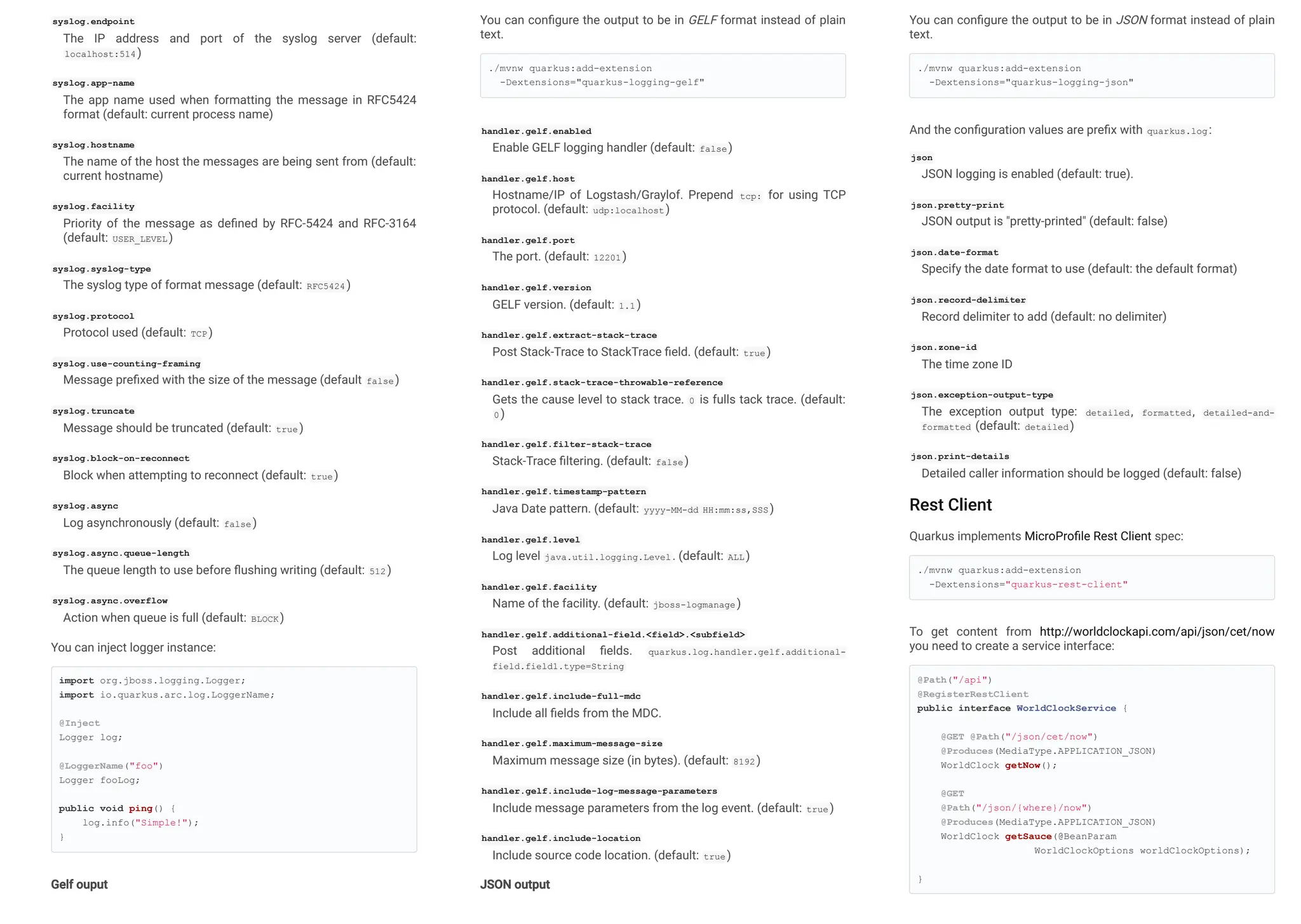 Quarkus Annonation And Commands Cheat Sheet Pdf Programming Languages Computing
