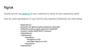 Quarkus tips, tricks, and techniques | PDF