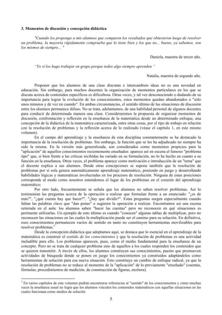Quarranta wolman discusiones en la clase de matematica | PDF