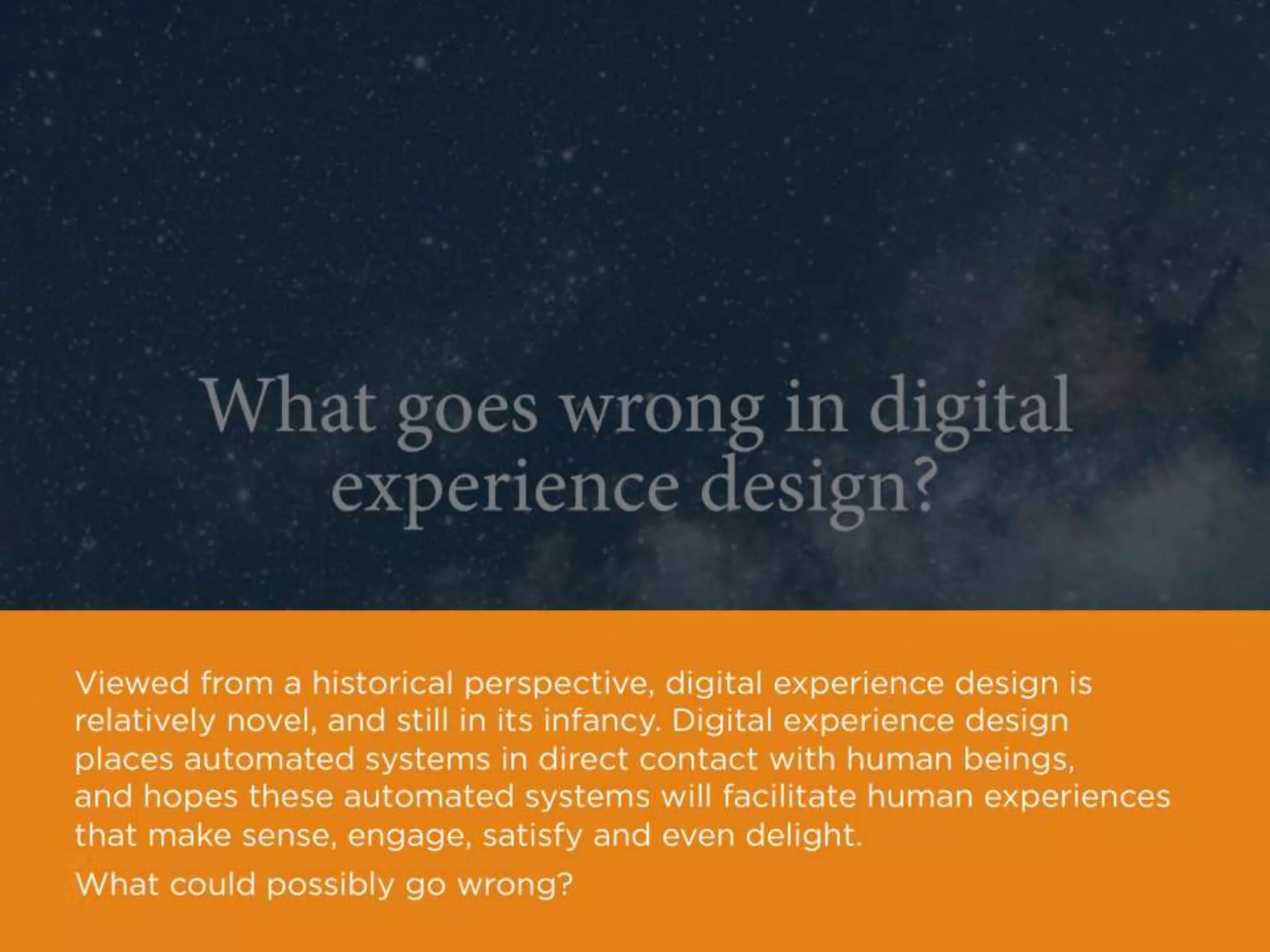 Digital Experience Design Strategy at the CXPA 2015 | PPT