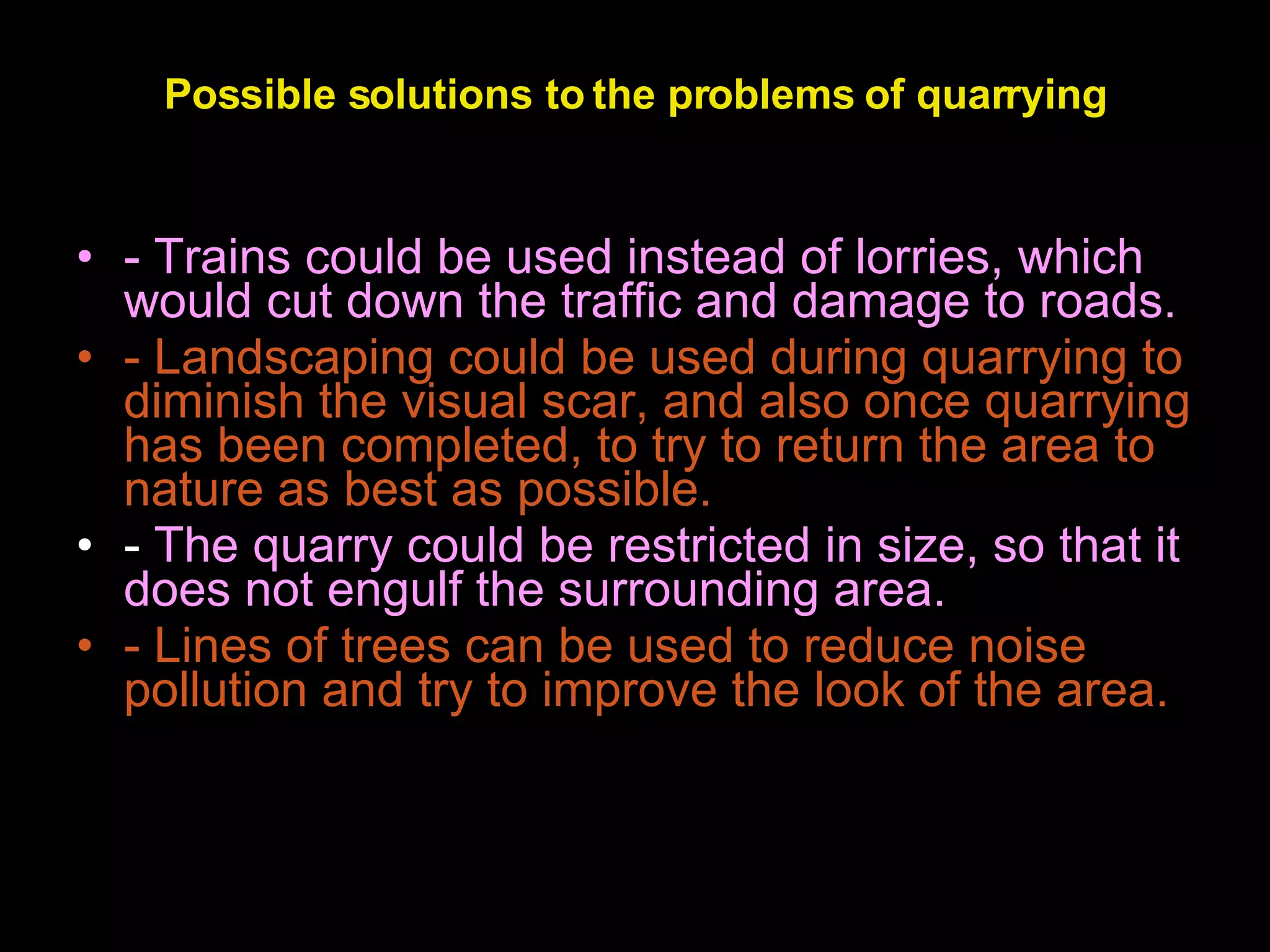Quarrying | PPT