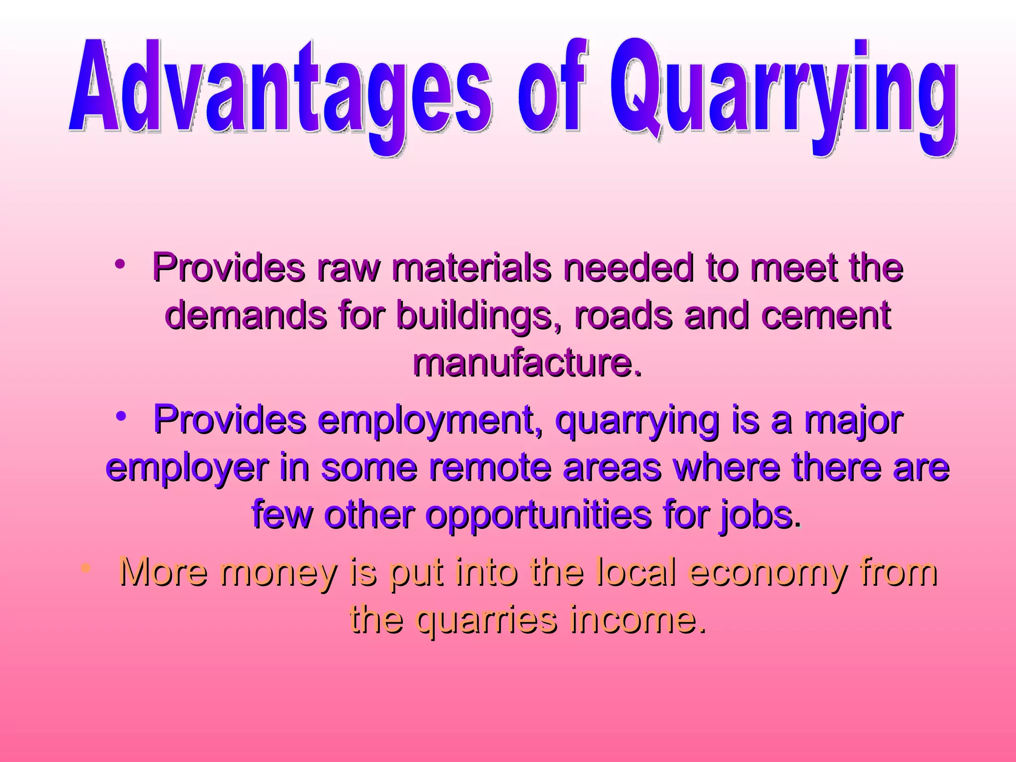 quarrying | PPT