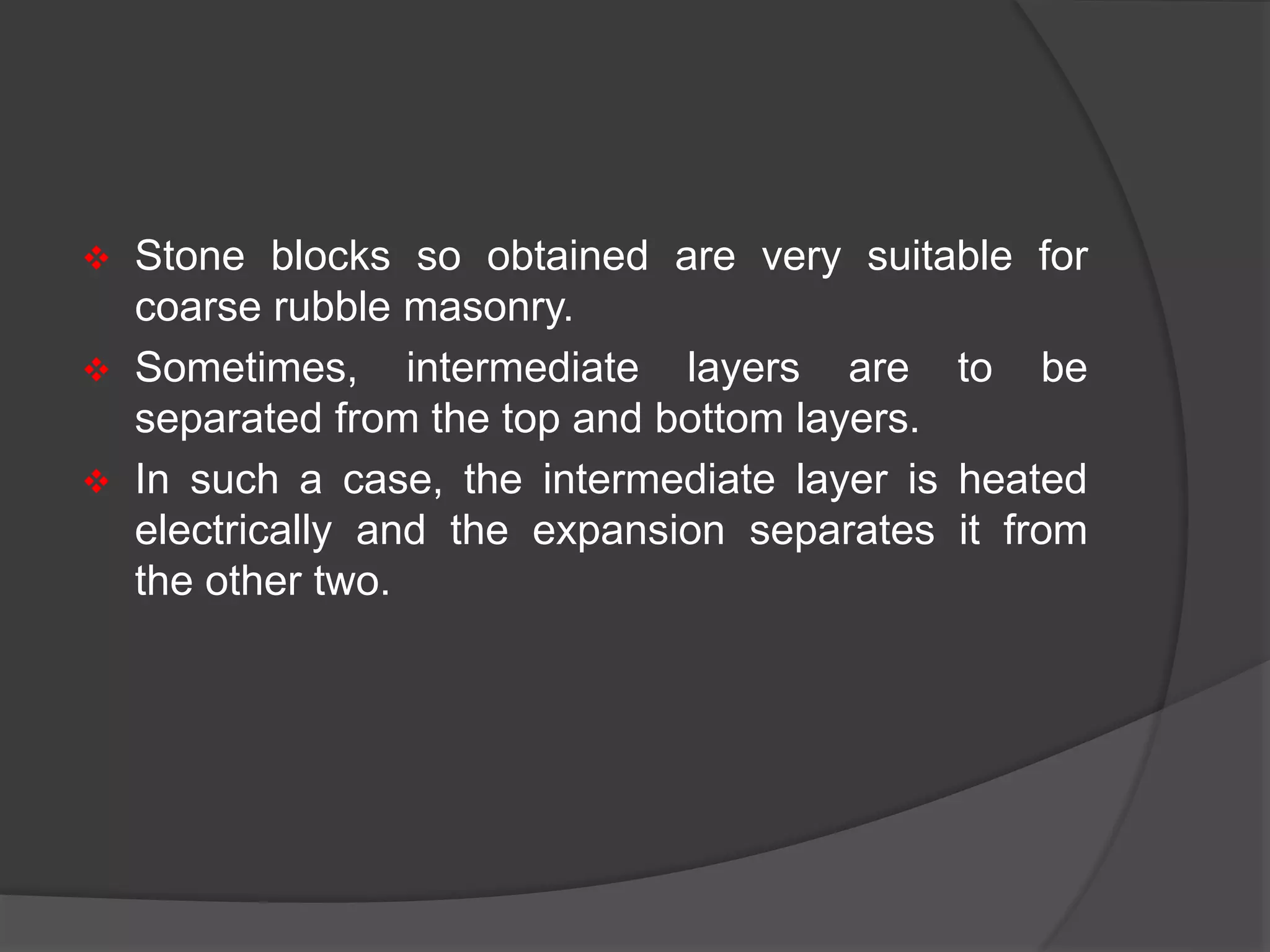 Quarrying of stones | PPTX
