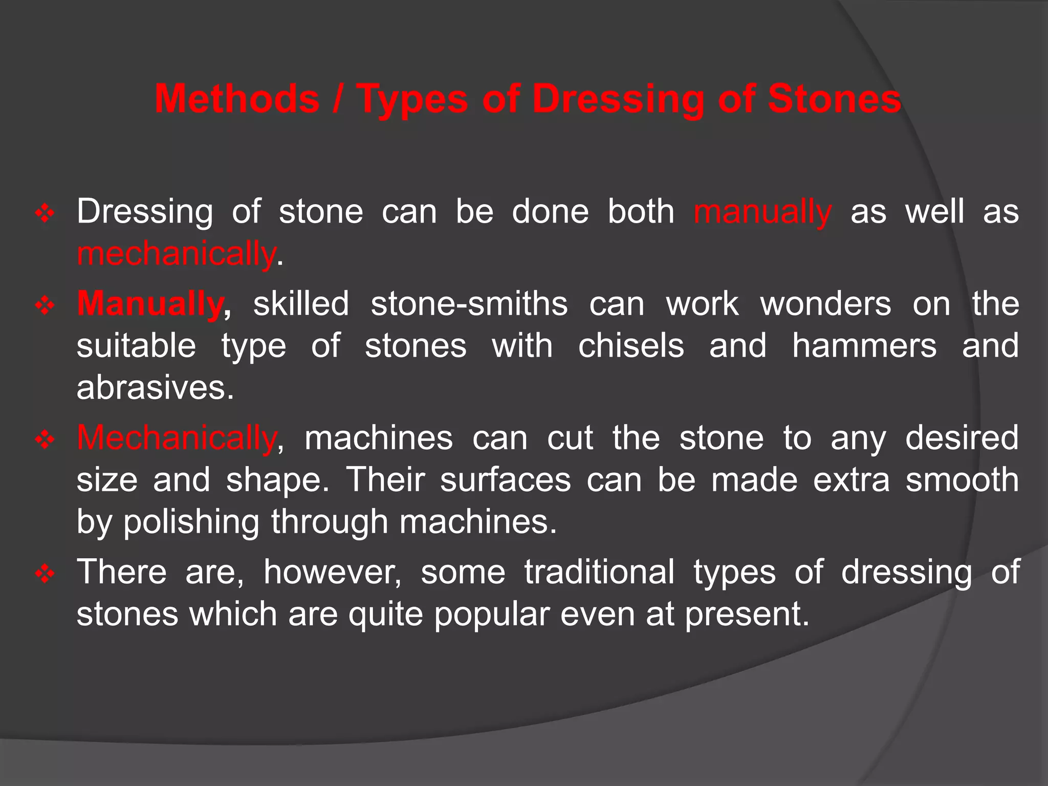 Quarrying of stones | PPTX