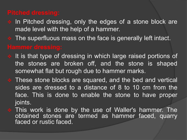 Quarrying of stones | PPTX