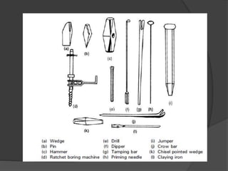 Quarrying of stones | PPTX