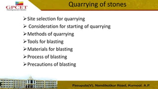 Quarrying of Stones.pptx