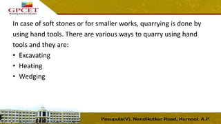 Quarrying of Stones.pptx