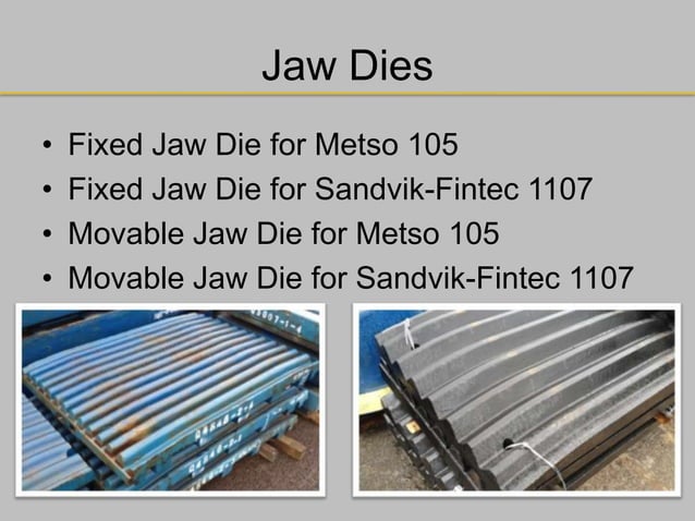 Crushing Parts | Quarry Parts | PPTX