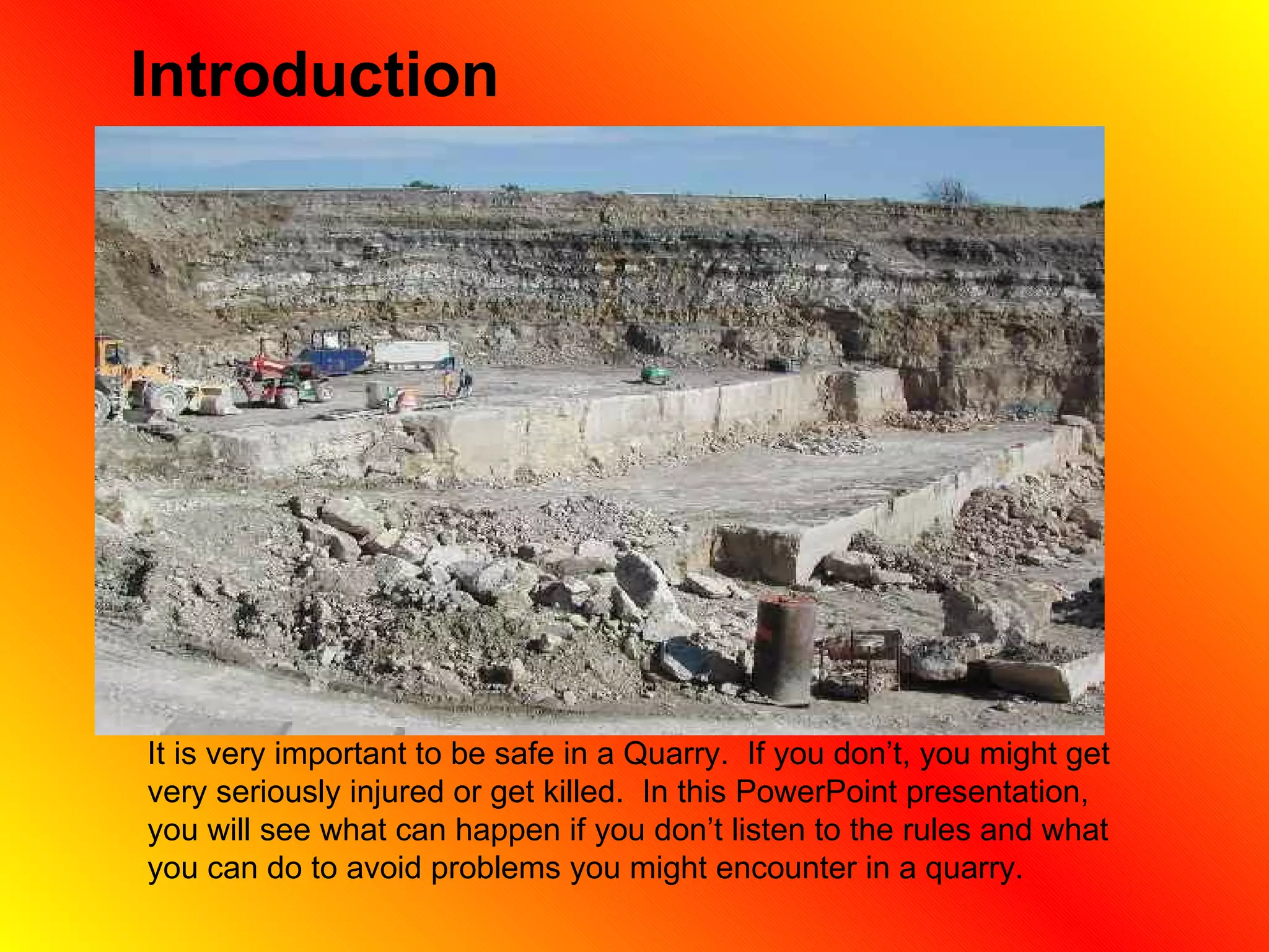 +Quarry Safety+ | PPT