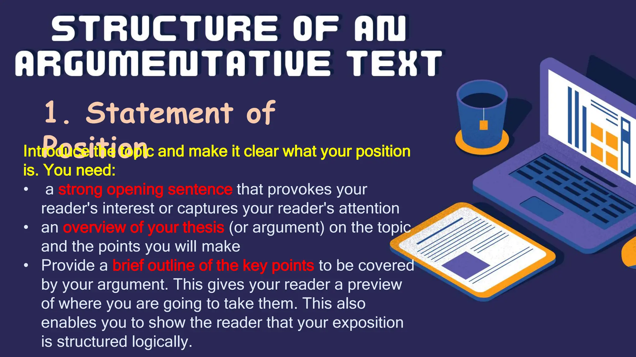 Quarter 2 Module 2 Key Structual Elements And Language Features Of Argumentative Text Pptx