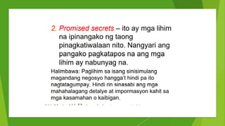 QUARTER-4_MGA-ISYUNG-MORAL-TUNGKOL-SA-KAWALAN-NG-PAGGALANG-SA-KATOTOHANAN.pdf