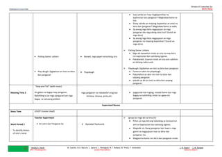 QUARTER 1 LESSON GUIDE KINDER | PDF