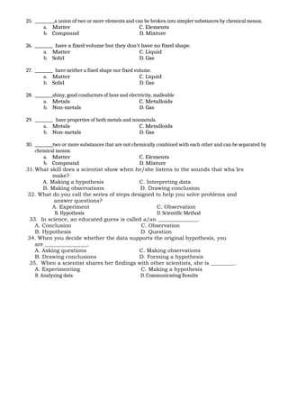 quarter 1 first summative test in science.docx