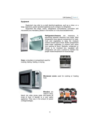 cookery module gr. 9 | DOCX