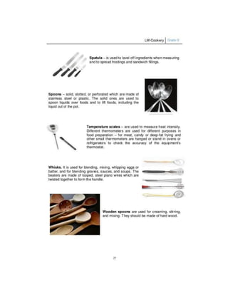 cookery module gr. 9 | DOCX