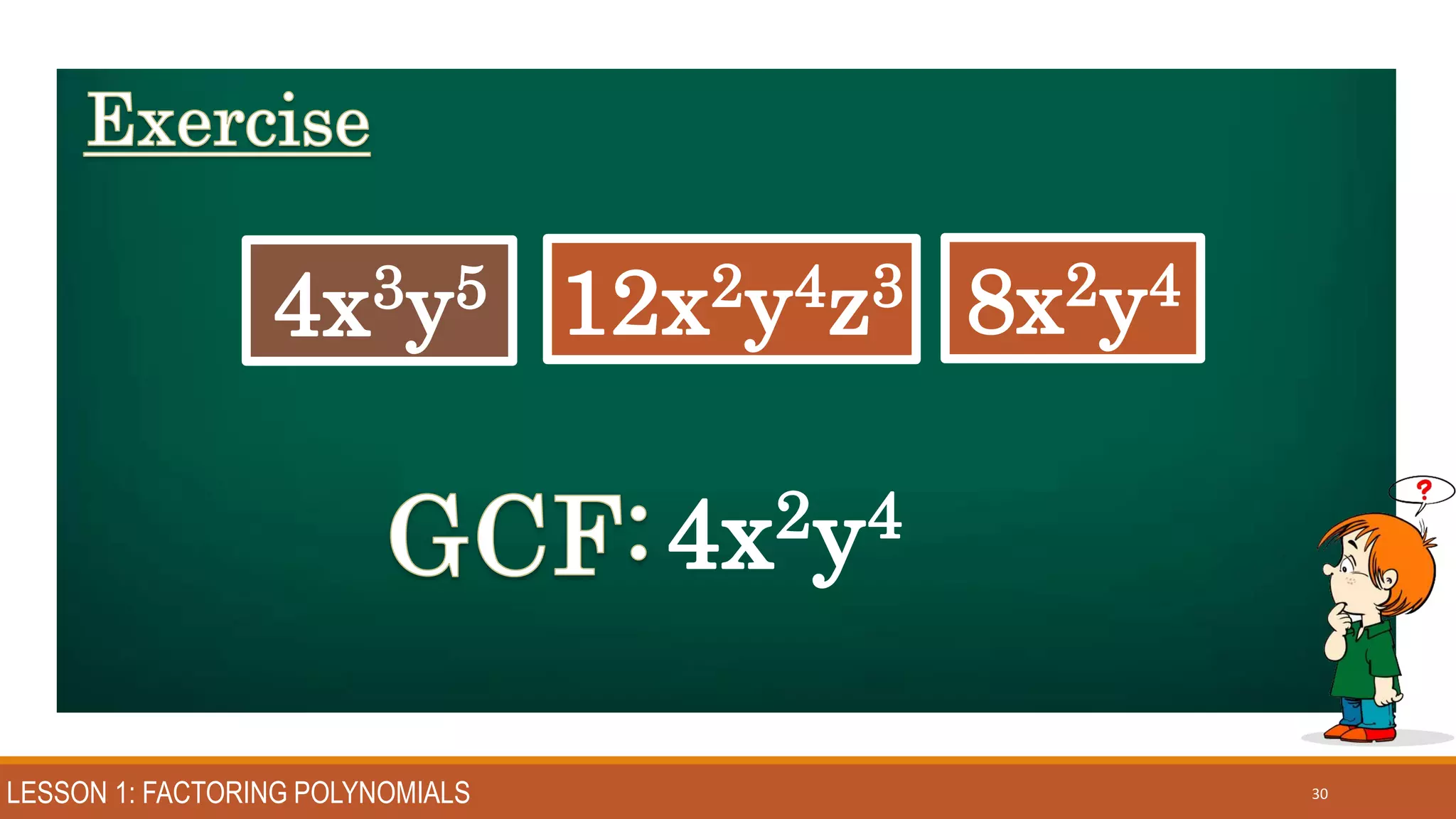 QUARTER1_LESSON 1_FACTORING POLYNOMIALS.pptx | Computing | Technology ...
