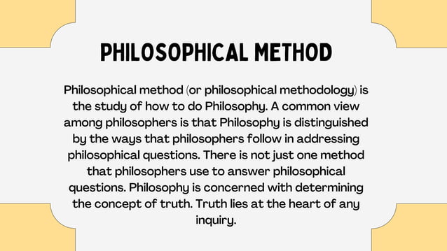 Quarter 1 – Module 2 Methods of Philosophizing.pdf | Geology | Science