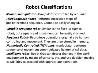 Understanding Robots and Automation | PPT