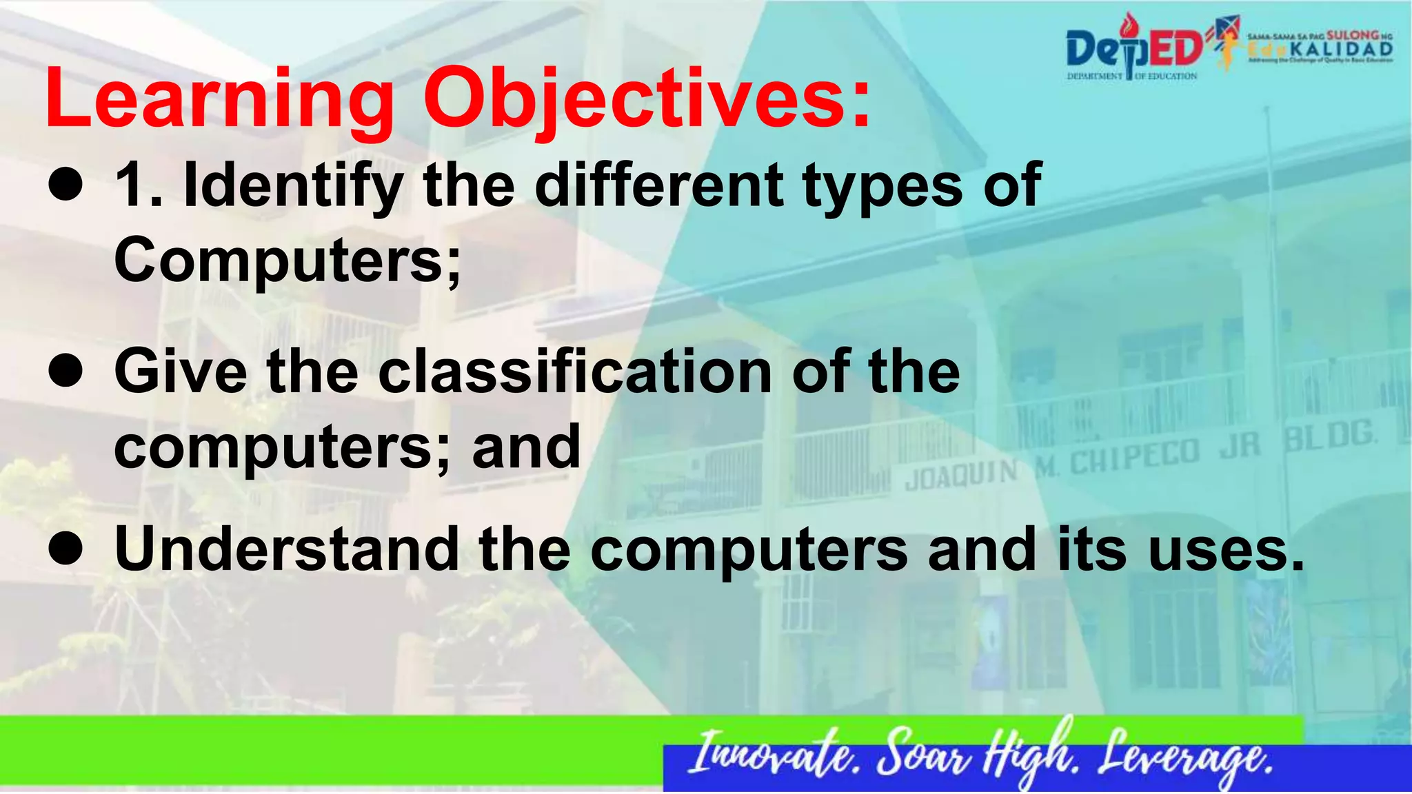 ICT 9 Understanding Computers | PPTX